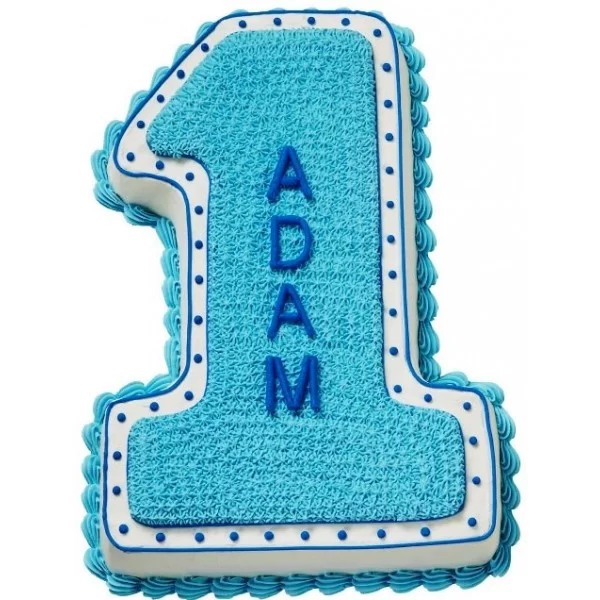 Single Digit Number shape Cake